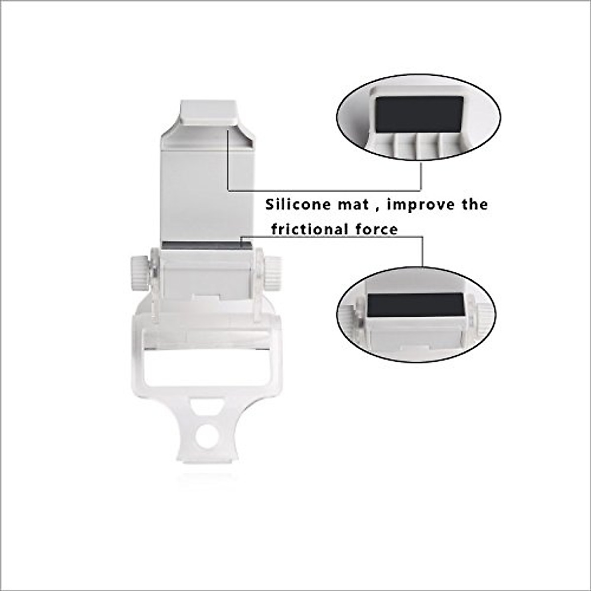 Dobe Mobile Smart Phone Clip Mount Holder White for Sony PlayStation 4 Dualshock 4 Controller