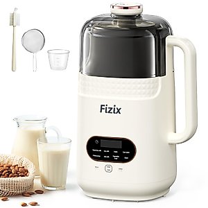 34oz Nut Milk Maker,8 in 1 Automatic Soy Milk Maker for Homemade Nut,Soy,Almond,Oat Milk,Fruit and Vegetable,Almond Milk Maker with Delay Start/Keep Warm/Self-Cleaning,White