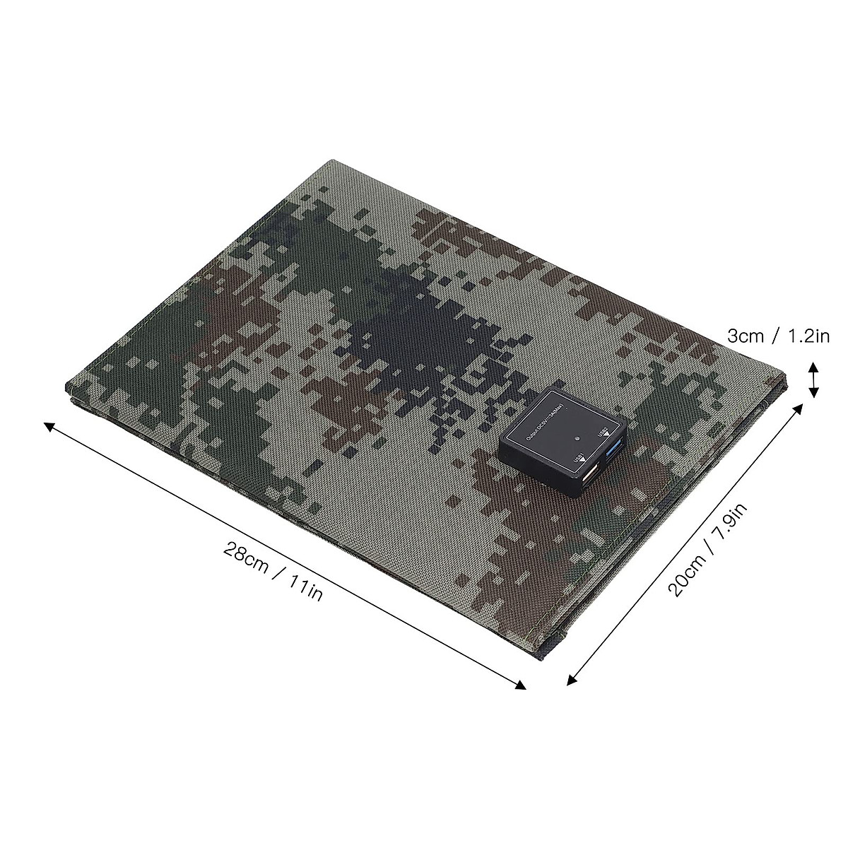 Folding Solar Charging Panel Foldable Panel Portable Solar Charger Panel 21W Lightweight Portable Space Saving Chargingadapter