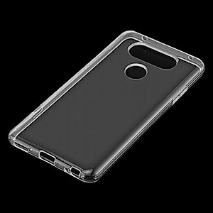 Cadorabo Case Compatible with LG V20 in Fully Transparent - Shockproof and Scratch Resistant TPU Silicone Cover - Ultra Slim Protective Gel Shell Bumper Back Skin