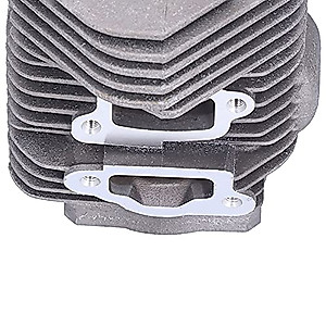 Cylinder Piston Set, Wear Resistant Iron+Aluminum Alloy Cylinder Easy to Install 58mm for Lawn for STIHL TS760 Concrete Cutoff Saws for Garden for Outdoor