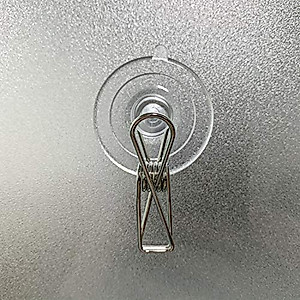 JZMYXA Suction Cup Clip, Sucker Diameter 45mm,8 Pack