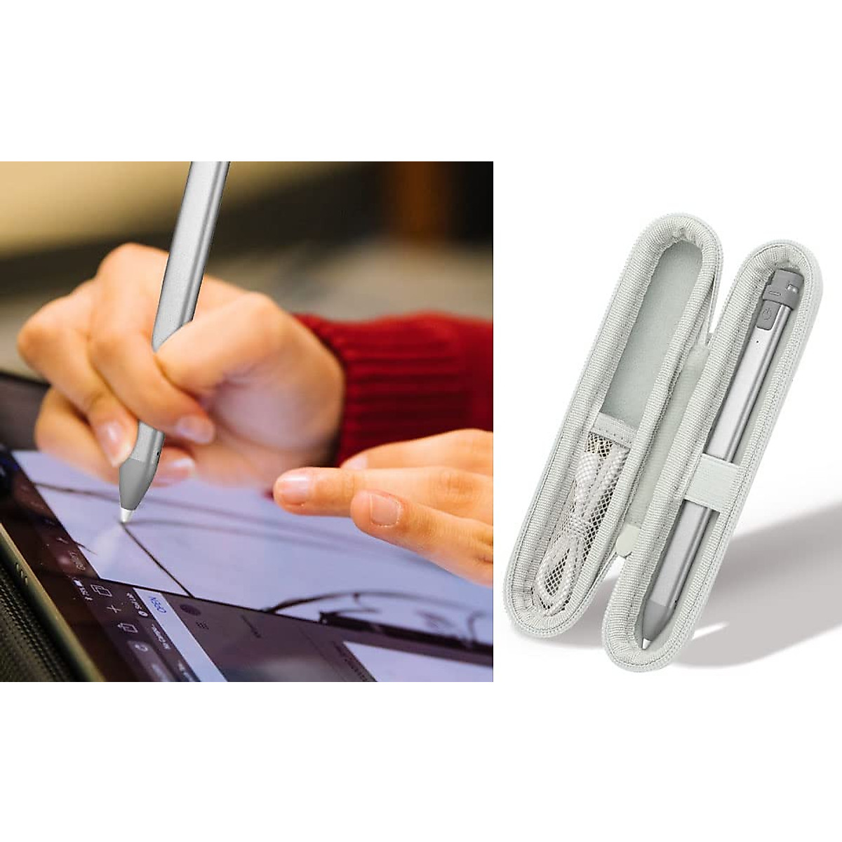 co2CREA Hard Case Replacement for Logitech Crayon Digital Pencil