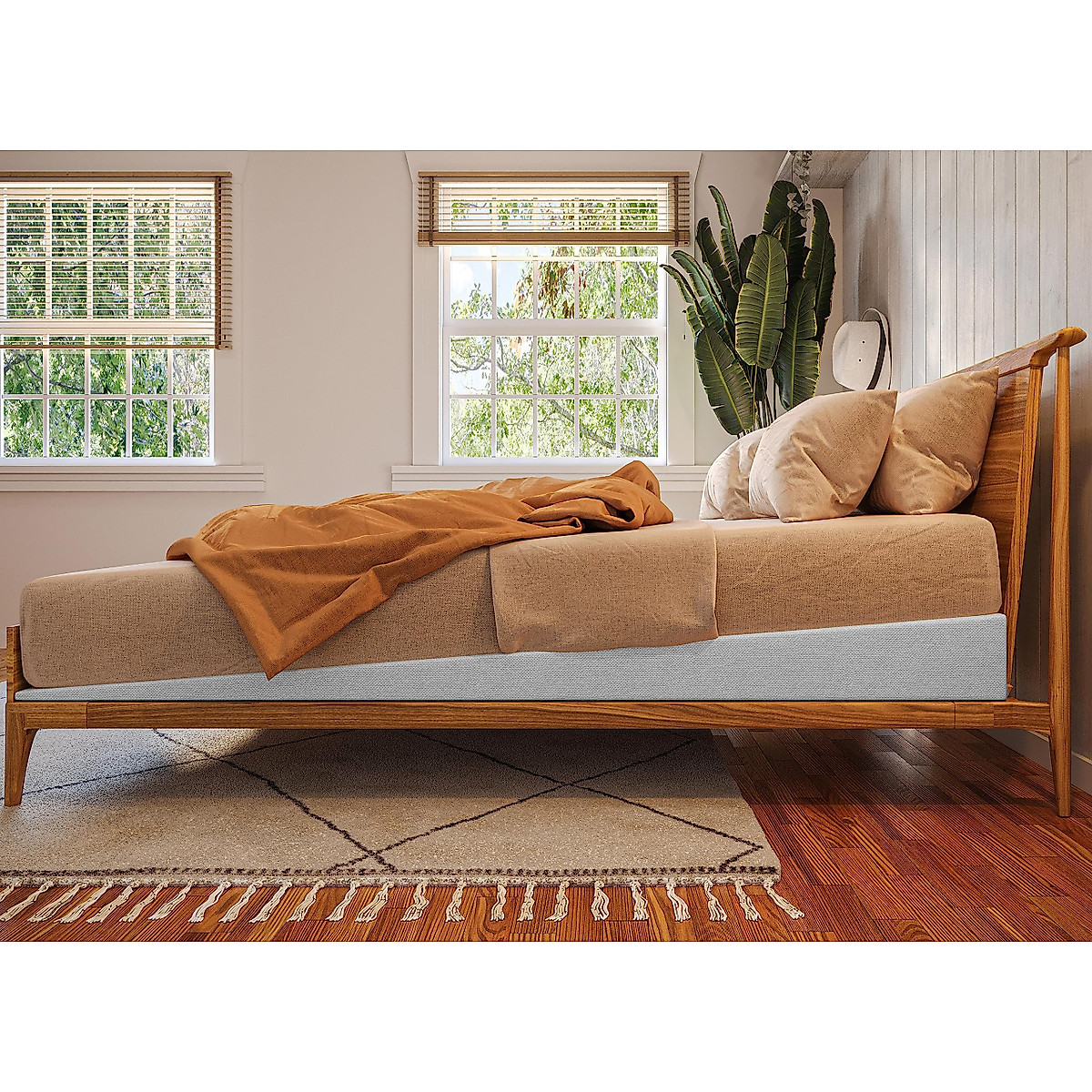 Cover for Avana Mattress Elevator - Twin Size, Cover ONLY, Poly/Cotton, White