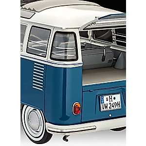 Revell 07009 Volkswagen T1 Samba Bus Model Kit, 1:16 Scale 27.2 cm, Multi-Color, 223