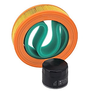 Gewxgzo 692519 692520 Air Filter Cartridge Tune Up Kit Fit for B&S 541477 543477 356447 358777 380447 380777 381447 V-twin Vanguard Engines