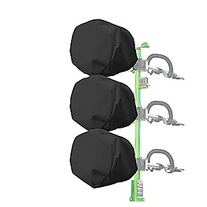 Wnanan Trimmer Engine Cover - Heavy Duty Waterproof Cover,Fits Weed Eater Edger,Pole Saw,Brush Cutters and Hedge, Weed Eater Covers,3 Pack,Black