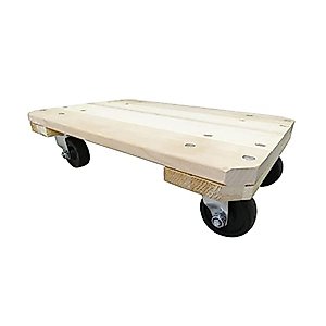 Shepherd Hardware 9854 Solid Wood Plant Dolly, 12-Inch x 18-Inch, 360-lb Load Capacity