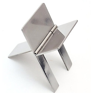 Mrs. Brog Pocket Size Portable Cigar Stand - Stainless Steel - Lightwaeight