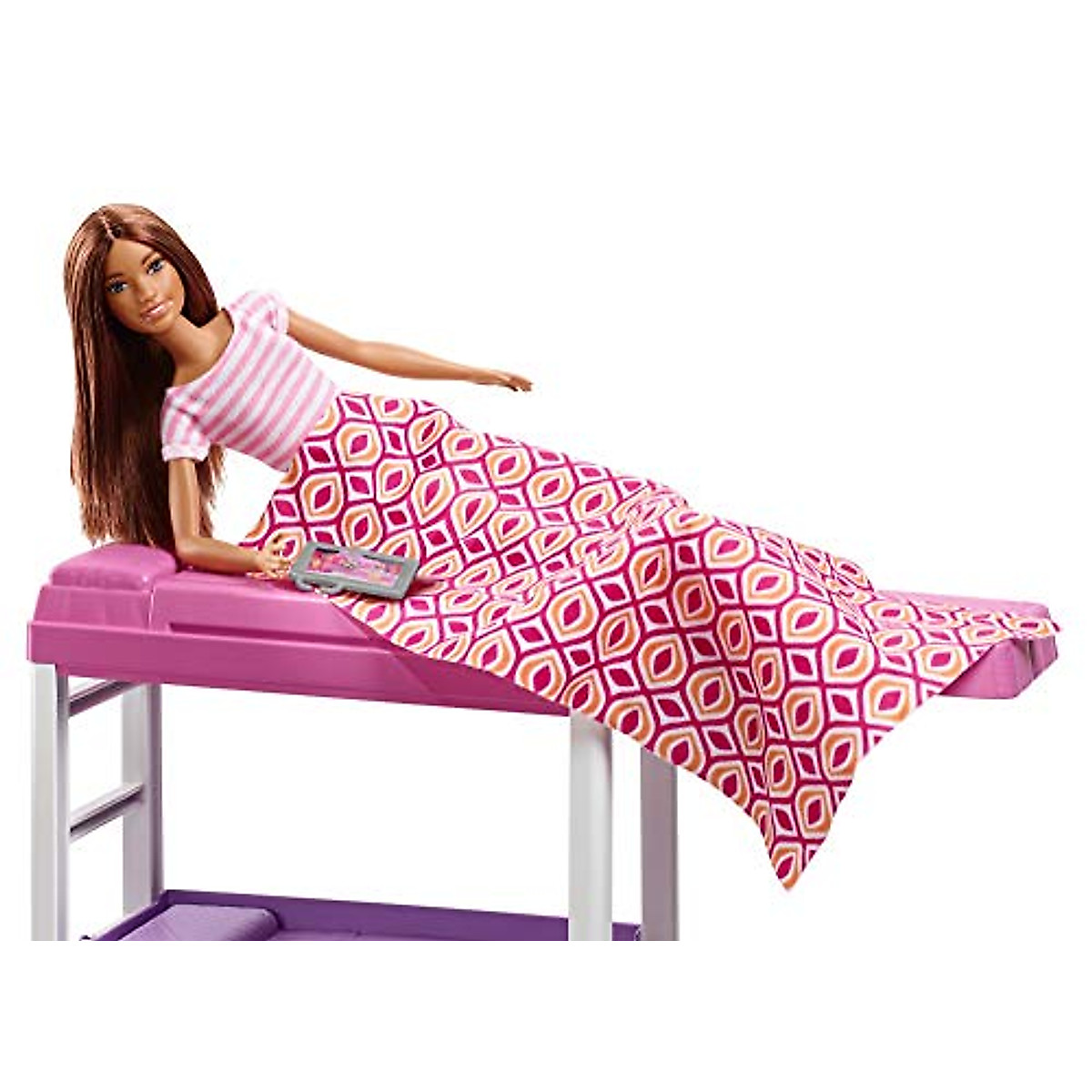 Barbie Doll and Furniture Set, Loft Bed with Transforming Bunk Beds and Desk Accessories, Gift Set for 3 to 7 Year Olds​​​​