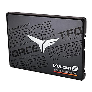 TEAMGROUP T-Force Vulcan Z 480GB SLC Cache 3D NAND TLC 2.5 Inch SATA III Internal Solid State Drive SSD (R/W Speed up to 540/470 MB/s) T253TZ480G0C101