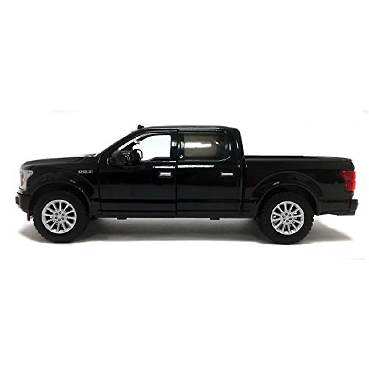 2019 Ford F-150 Limited Crew Cab Pickup Truck Black 1/24-1/27 Diecast Model Car by Motormax 79364