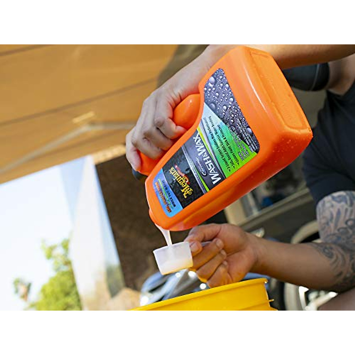 Meguiar's Hybrid Ceramic Wash & Wax - 48 Oz Wash with 8 Oz SiO2 Boost