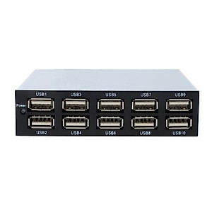 Sedna 10 Port USB 2.0 Internal Hub (Floppy Bay)