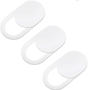 Privacy Camera Cover Security Blocker Webcam Closure White Compatible with TCL 20 Pro 5G Phone