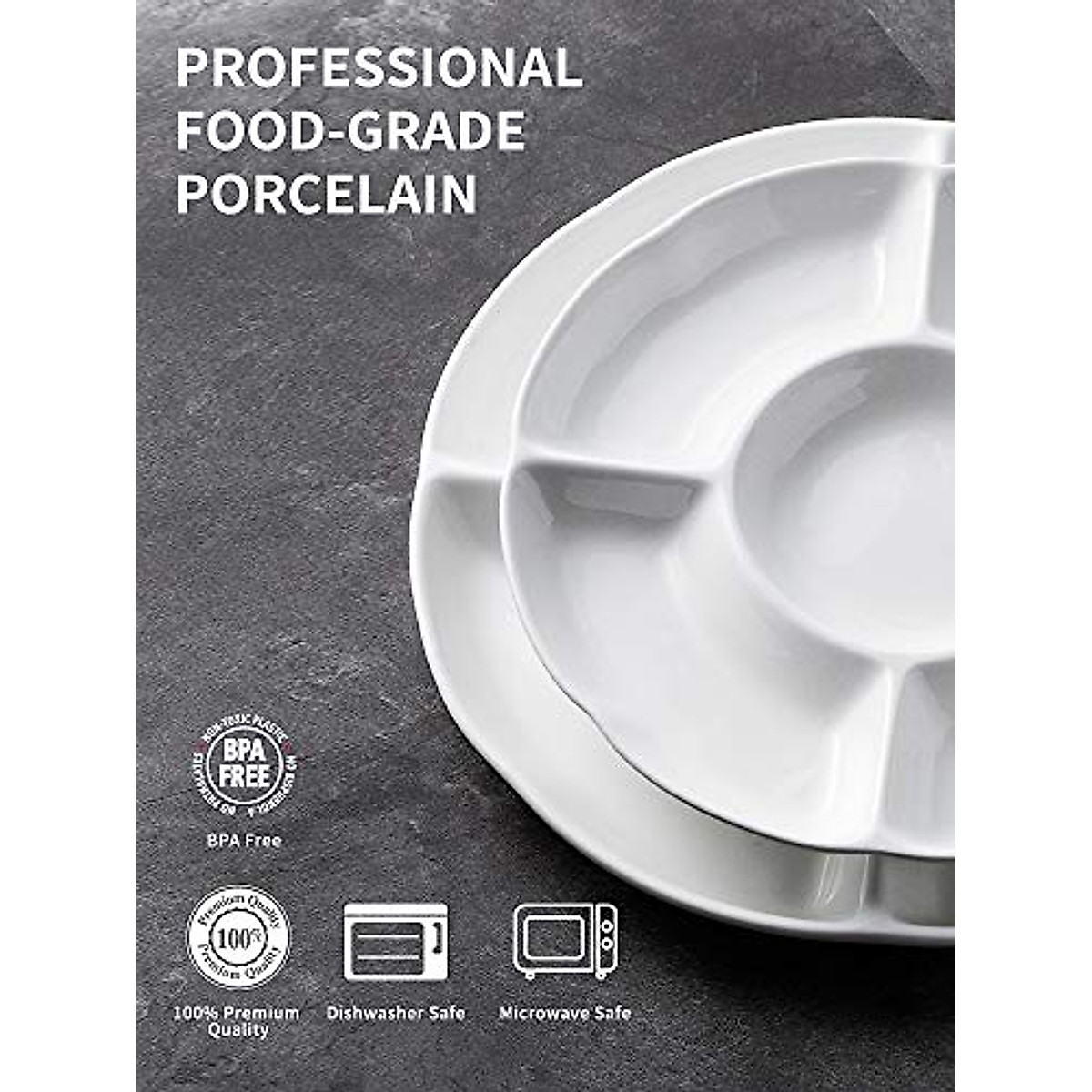 LAUCHUH 3 Tier Serving Stand Chip and Dip Serving Set Pocerlain Oval Bowl Set with Stand White Serving Bowl for Entertaining Tiered Tray Decor for Countertop