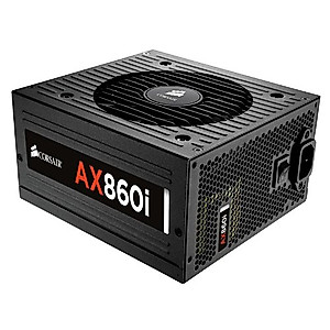 CORSAIR AXi Series, AX860i, 860 Watt, 80+ Platinum Certified, Fully Modular - Digital Power Supply