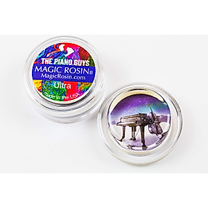The Piano Guys Magic Rosin | Violin Rosin, Cello Rosin, Viola Rosin for Bows| Light Low Dust Resin| Violin Bow Rosin Accessories (Sky Full of Stars)