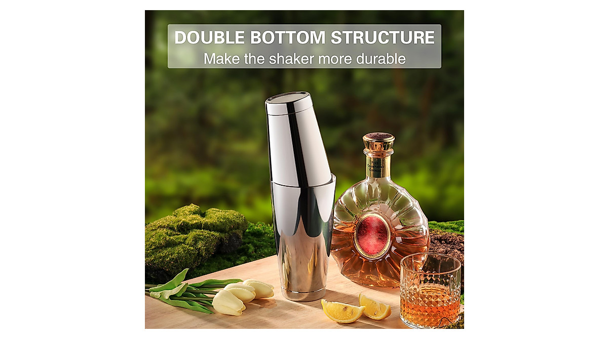WOTOR Boston Cocktail Shaker Set - Pro Bartender Tools