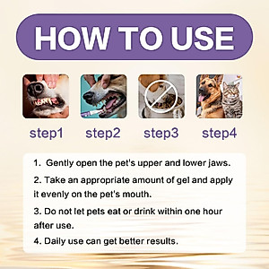 KXC Pet Oral Repair Gel for Dogs，Pet Oral Repair Gel, Pet Breath Freshener, Pet Oral Restorative Gel, Eliminate Breath, Without Brushing， for Dogs & Cats, Pet Teeth Repairing.