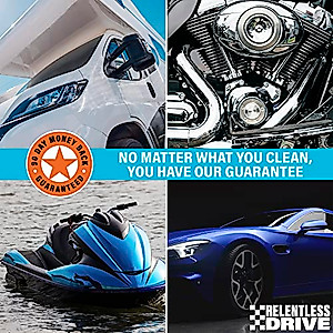 Relentless Drive Car Upholstery Cleaner Kit - Car Seat Cleaner & Car Carpet Cleaner - Works Great on Stains, Keep Car Interior Smelling Fresh - Car Interior Cleaner