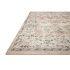 Loloi II Hathaway Collection HTH-03 Java/Multi, Traditional Area Rug, 5'-0" x 7'-6"