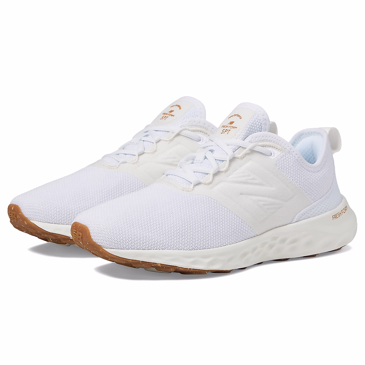 New Balance Women's Fresh Foam SPT V4 Running Shoe, White/White, 12