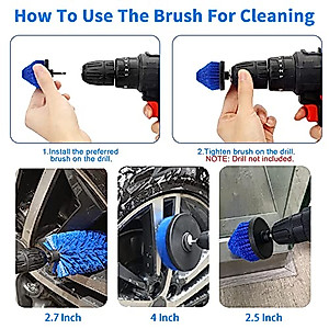 CLEAFOU 20pcs Car Detailing Brush Kit Car Cleaning Tool Set Auto Car Detailing Brush Interior Cleaner Wash Tools Kit for Cleaning Wheels, Dashboard, Leather, Air Vents, Emblems, Windshield