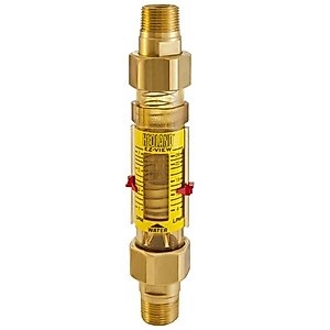 Hedland H625-007-R EZ-View Flowmeter, Polyphenylsulfone, For Use With Water, 1.0 - 7 gpm Flow Range, 3/4" NPT Male