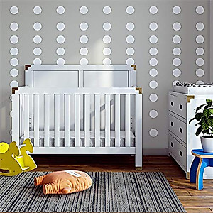 Baby Relax Miles 5-in-1 Convertible Crib, Nursery Furniture, Classic White