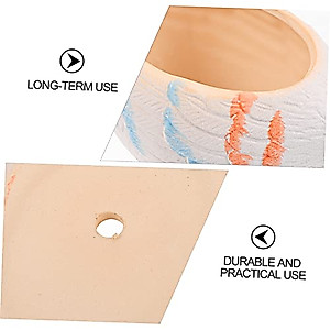 NUSITOU 4 pcs Pottery Pen Ceramic Decorative Creative Random Succulents Swan Home Succulent Animals Window Resin Figure Holder Pots for Planters Plant Bonsai Mini Flowerpot Animal