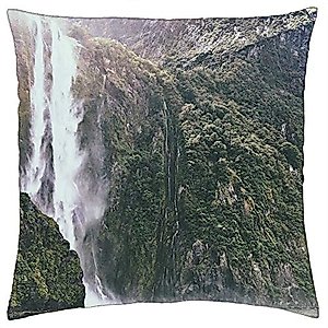 LESGAULEST Throw Pillow Cover (24x24 inch) - Nature Landscape Mountain Travel Adventure Trek 11