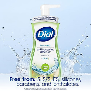 Dial Antibacterial Foaming Hand Wash, Fresh Pear, 7.5 fl oz