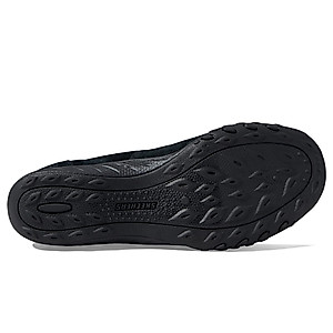 Skechers Women's Breathe Easy-Kindred Loafer, Black, 8.5