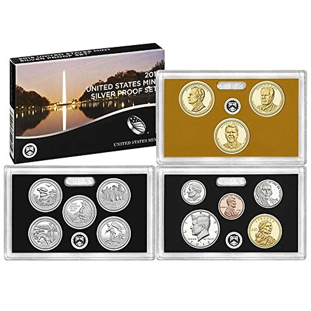 2016 S U.S. Mint Silver Proof Set - 13 Coins - OGP Superb Gem Uncirculated