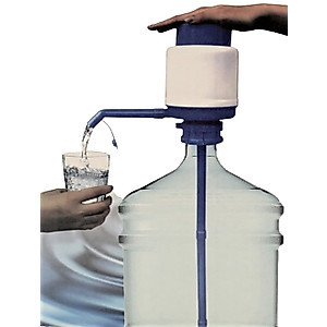 Dependable Industries Drinking Water Pump Manual Vacuum Action Dispenser for Drinking Water Bottles Fits Most Standard 3-5 Gallon Water Bottles