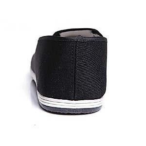 UNOW Chinese Traditional Cloth Kung Fu Shoes,Classic Soles,Black,41 | (US:Men 8-8.5 | Women 9.5)