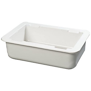 CFS CM104202 Coldmaster Full Size Insulated Cold Pan Holder, 24.1 Quart Capacity, 6" Deep, White