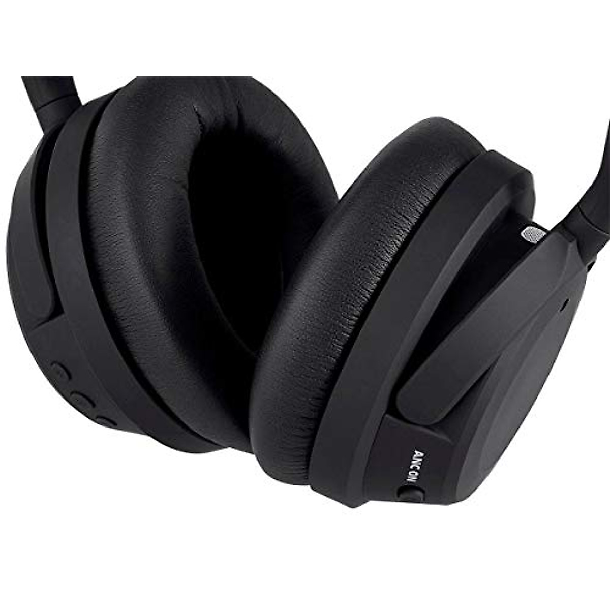 Monoprice BT-500ANC Bluetooth with aptX-HD, Google Assistant, Wireless Over Ear Headphones with Hybrid Active Noise Cancelling (ANC)