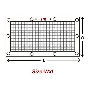 ALBN Sun Shade Mesh, Balcony Privacy Screen Windproof Garden Sun Protection Anti-UV, with Rope and Cable Tie, Polyethylene, 51 Sizes (Color : Beige, Size : 90x180cm)