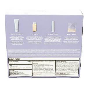 Fenty Skin Set: Makeup Removing Cleanser, Fat Water Pore-Refining Toner Serum, Hydra Vizor Invisible Moisturizer, Whipped Oil Body Cream Sample