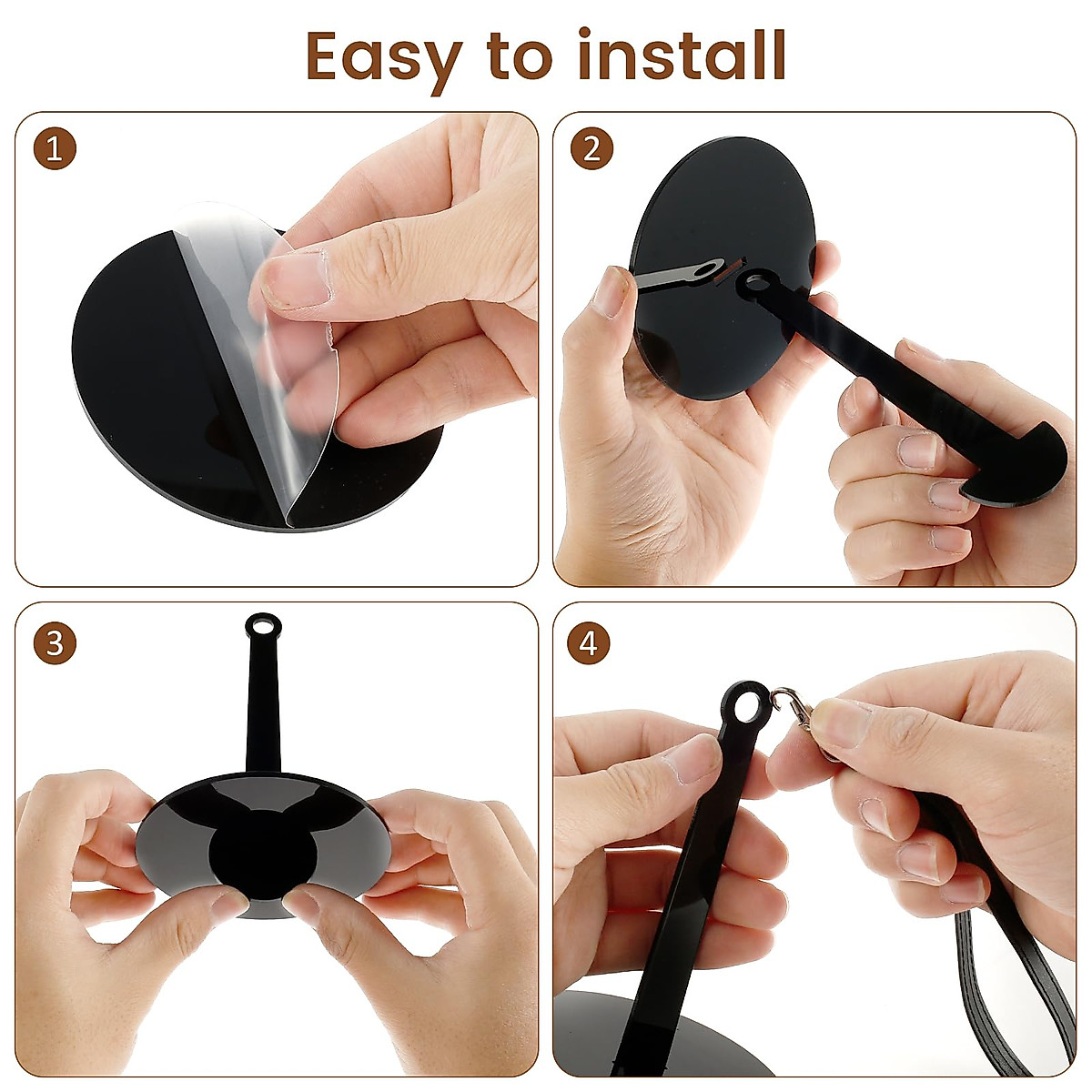 NEMTMCUA 2Pcs Wrist Yarn Holder Portable Acrylic Mini Yarn Minders Wrist Pendant Yarn Ball Holder Crochet Wrist Holder String Dispenser with Wrist Strap Lightweight Wrist Yarn Ball Holder for Women