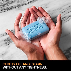 Redken Brews Cleanse Bar For Men, Soap For Face and Body, 5 Oz, Stocking Stuffer