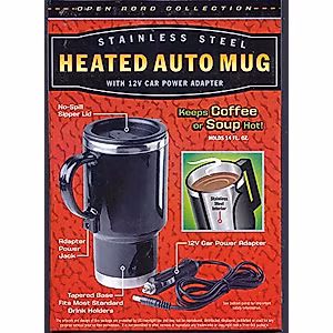 Open Road Stainless Steel Heated Auto Mug by Innovate Motorsports