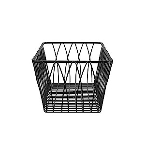 Spectrum Diversified Twist Tray Home Basket, Large Black