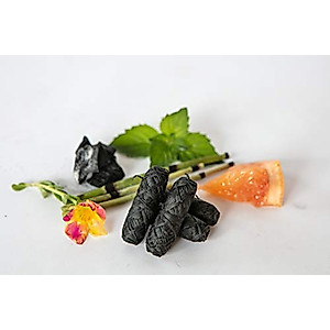 Knotty Floss Refills of Bamboo Activated Charcoal No Knot Floss with Grapefruit Seed Extract - Eco-friendly Vegan - 4 Refill Packs