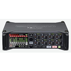 Zoom F8n Pro Professional Field Recorder/Mixer, Audio for Video, 32-bit/192 kHz Recording, 10 Channel Recorder, 8 XLR/TRS Inputs, Timecode, Ambisonics Mode, Battery Powered, Dual SD Card Slots