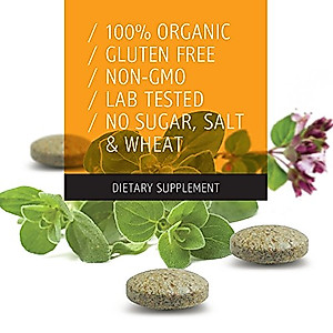 Teliaoils Wild Oregano Tablets from Oregano with Over 85% Carvacrol. Ideal to Boost The Immune System. Powerful antioxidant