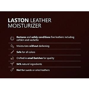 Laston Leather Conditioner & Moisturizer 8 Oz | Cleans and Protects Handbags, Purses, and Wallets | Non-Darkening Formula for Luxury Leathers