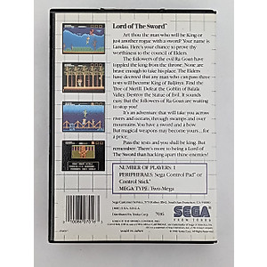Lord of the Sword - Sega Master System